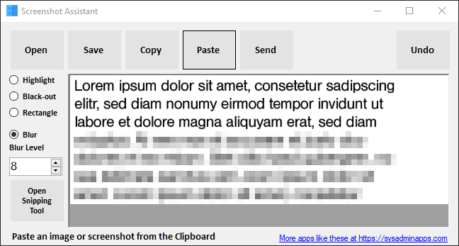 Screenshot Assistant - SysAdmin Tools